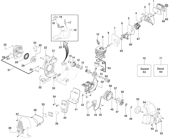 Jonsered CC2126 Trimmer | Partswarehouse