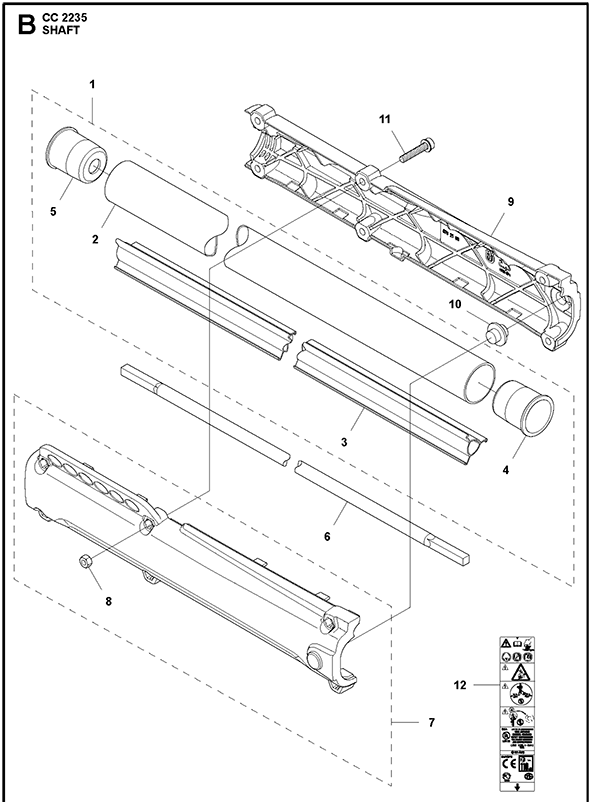 Jonsered CC2235 Brushcutters/clearing Saws | Partswarehouse