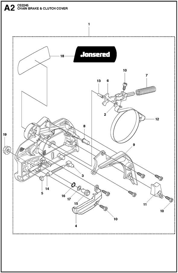 Jonsered CS2245SII Chain Saw | Partswarehouse