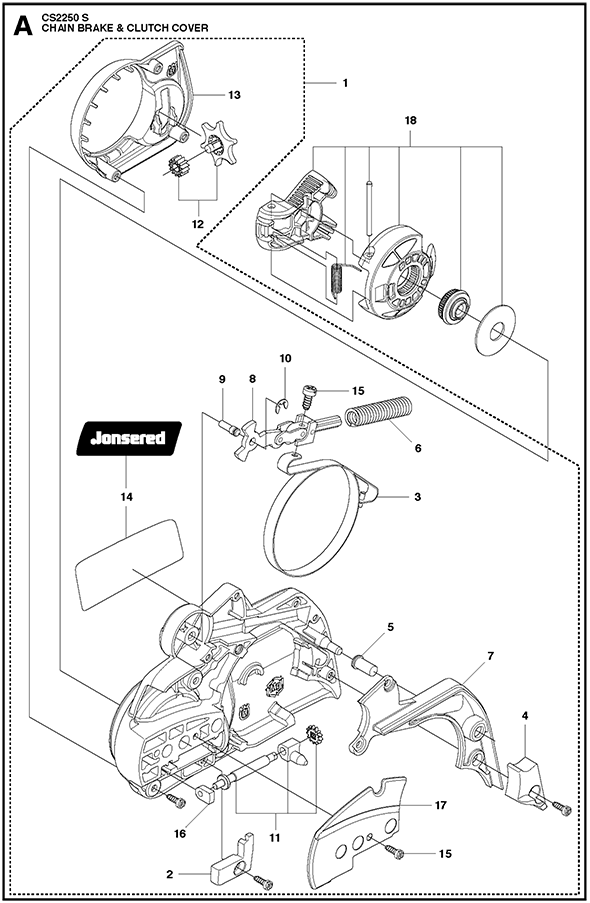 Jonsered CS2250SII Chain Saw | Partswarehouse