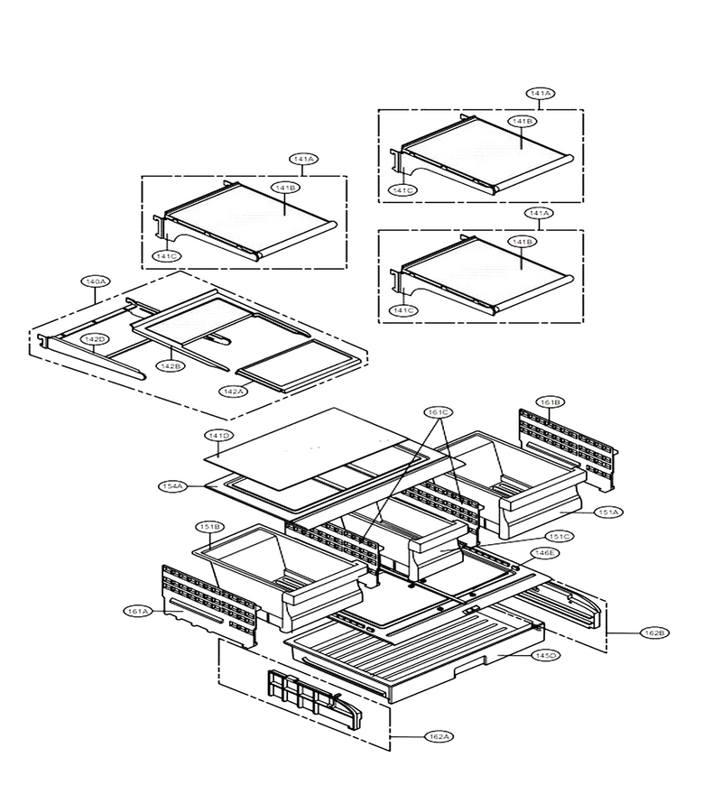 LG LMX25984SW.ASWCNA0 | PartsWarehouse