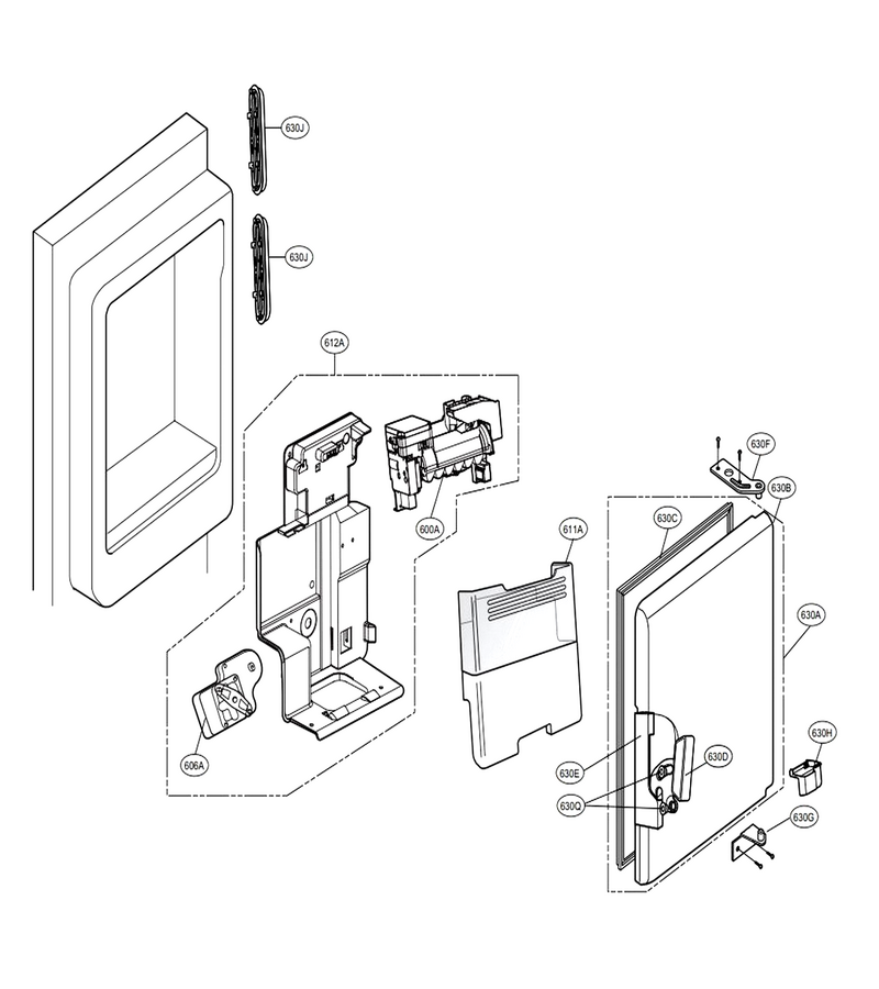 LG LMX25988SW.ASWCNA1 | PartsWarehouse