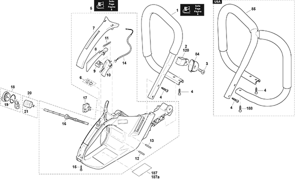 Makita DCS6401H Electric Saw | PartsWarehouse