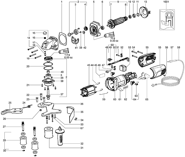 Metabo RBE12-180 Type 02132420 Stainless Steel Machining | Partswarehouse