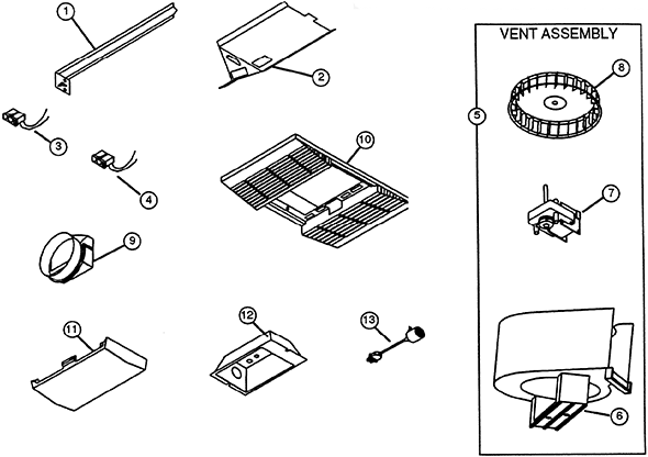 Nutone 668RP Exhaust Fan | Partswarehouse