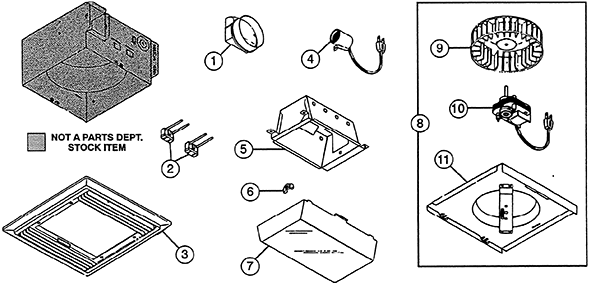 Nutone 669L Exhaust Fan | Partswarehouse