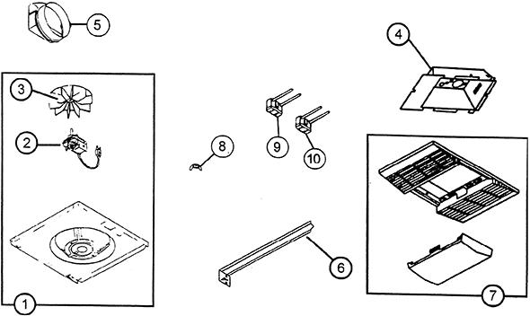 Nutone 769RF Exhaust Fan | Partswarehouse