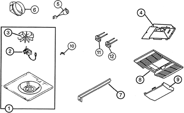 Nutone 769RL Exhaust Fan | Partswarehouse
