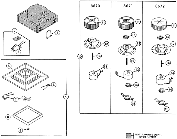 Nutone 8672 Exhaust Fan | Partswarehouse