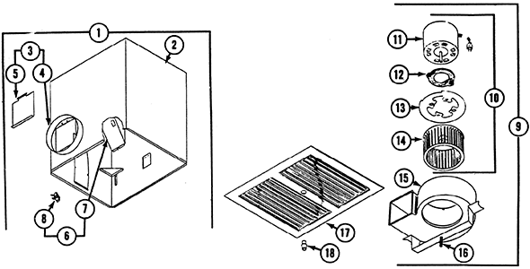 Nutone 8810 Exhaust Fan | Partswarehouse