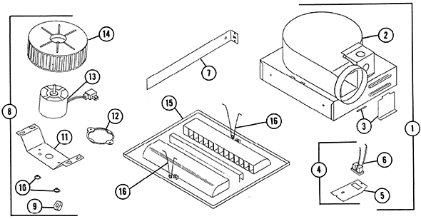 Nutone 8812 Exhaust Fan | Partswarehouse