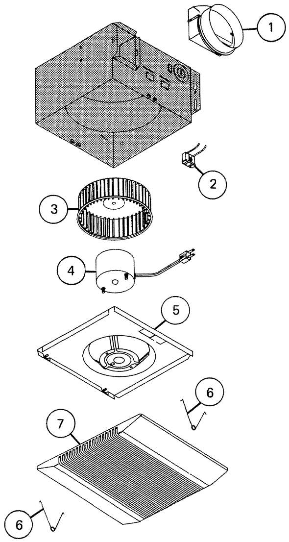 Nutone 8814 Exhaust Fan | Partswarehouse