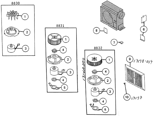 Nutone 8830 Exhaust Fan | Partswarehouse