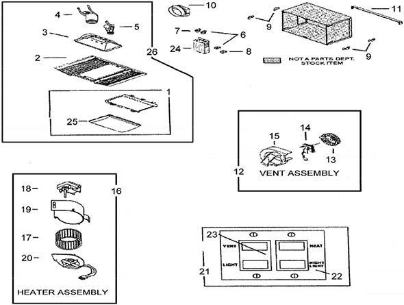 Nutone 9965-R02 Ceiling Heater | Partswarehouse