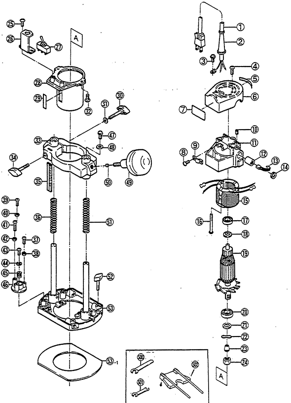 Ryobi R50K Router | Partswarehouse