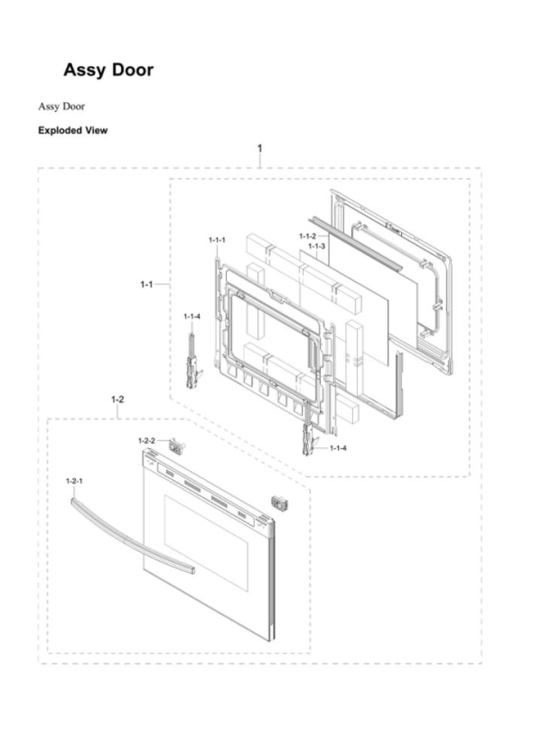 Samsung NX60A6311SG-AA-01 Gas Range | Partswarehouse