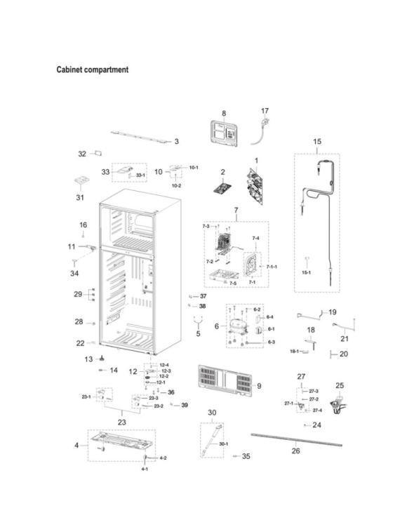 Samsung RT21M6215SR-AA-02 Refrigerator | Partswarehouse