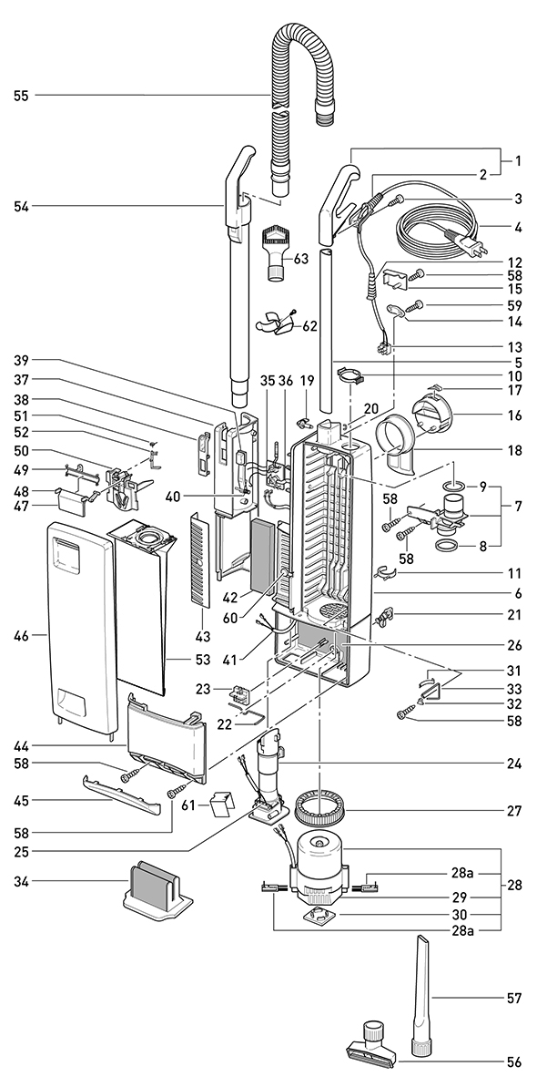 Sebo Parts Diagram at Luis Manson blog