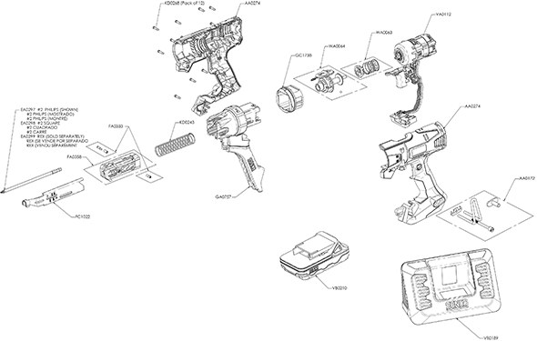Senco DS225-18V (10A0001N) Screwdriver | Partswarehouse