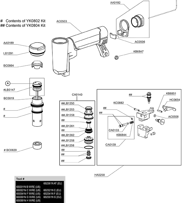 Senco SFT10XP C-Wire Auto DL Stapler (6S0321N) | Partswarehouse