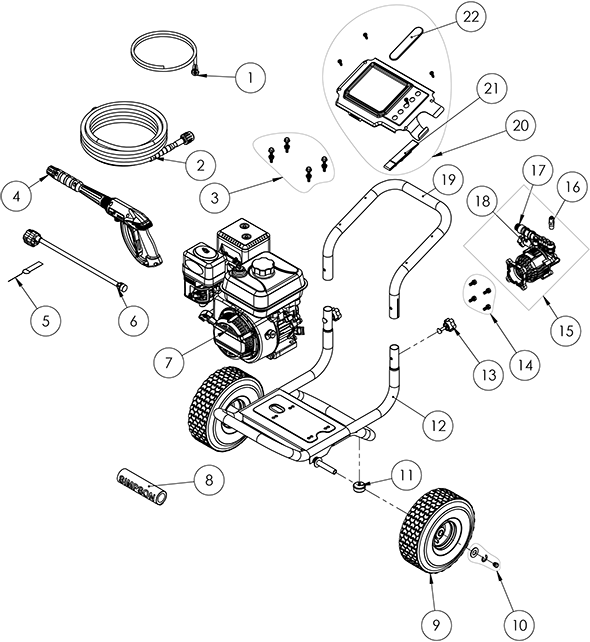 Simpson MS61043 Pressure Washer | PartsWarehouse
