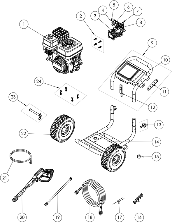 Simpson MS61217 Pressure Washer | PartsWarehouse