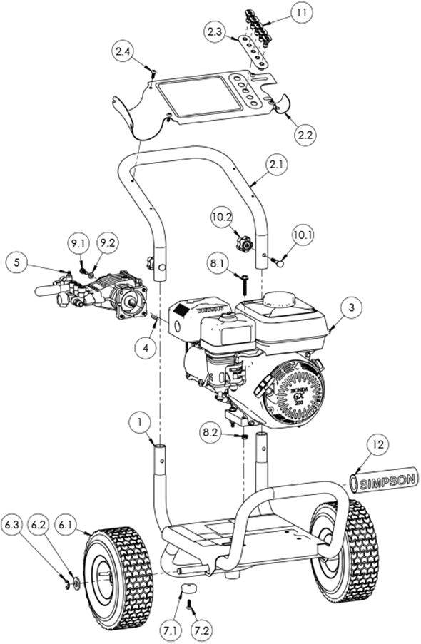 Simpson PS3425 | Partswarehouse