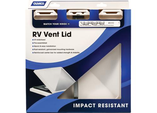 Camco Vent Lid Jensen Metal Base Ft94 Up White #CMC-40153 - Rv Parts ...