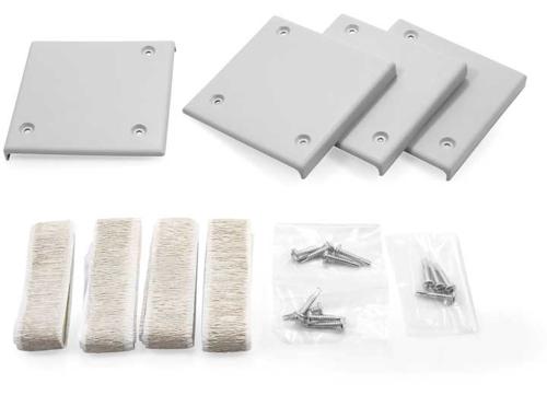 Camco Slide Out Corner Plates Gray Set Of 4 #CMC-42218 - Rv Parts and ...