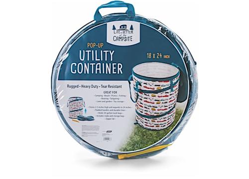 Camco Popup Utility Container 18In X 24In Life Is Better Rv Print #CMC ...