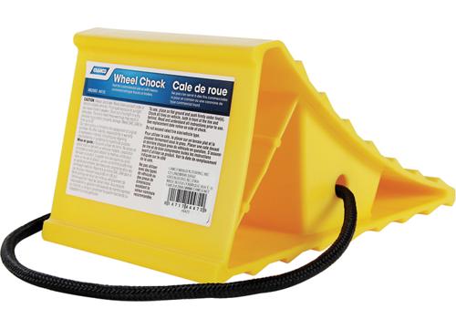 Camco Wheel Chock With Rope Yellow #CMC-44472 - Rv Parts and ...