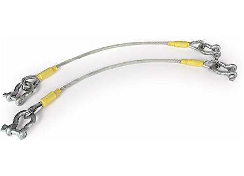 Camco Safety Cables Set Of 2 (Gooseneck Adapter) #CMC-48506 - Rv Parts ...