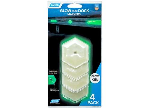 Camco Glow On The Dock Pier Markers Hexagon 4Pk (Retail) #CMC-50144 ...