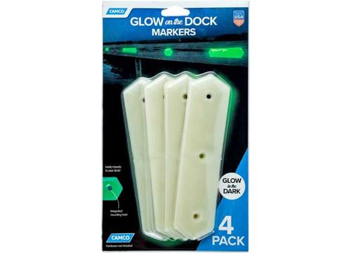Camco Glow On The Dock Pier Markers Elongated Hex 4Pk (Retail) #CMC ...