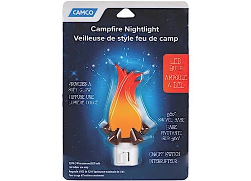 Camco Rv Campfire Nightlight #CMC-53087 - Rv Parts and Accessories ...
