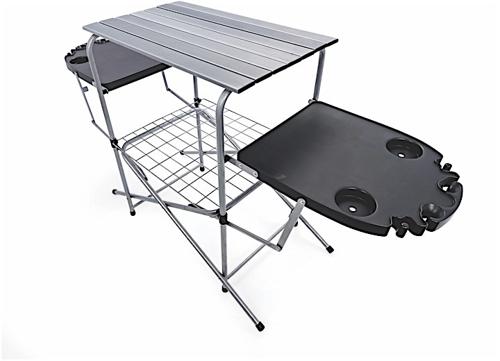 Camco-Deluxe-Grilling-Table-W-Plastic-Side-Tables