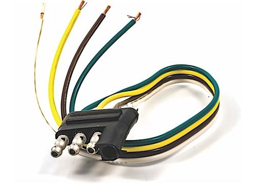 Camco Trailer Connector Male 12In Wishbone Harness Trailer End 1/Hdrbag ...