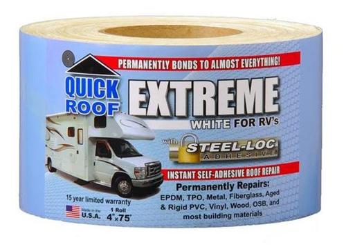 Cofair Products Inc Quick Roof Extreme For Rv'S 4Inx75Ft White #COF ...