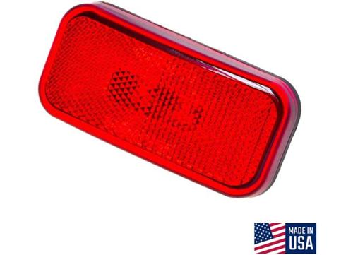 Creative Products Clearance Light With Rounded Corners Incadescent Red Lens With Black Base #CPG ...