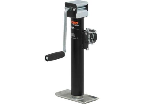 Curt Manufacturing Weldon Pipe Mount Swivel Jack 5000# Cap. 10In Lift ...
