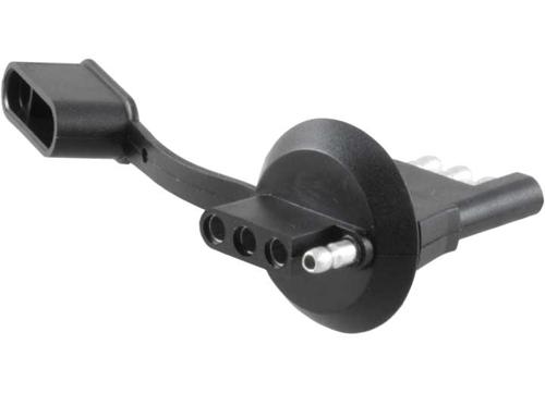 Curt Manufacturing 4 Flat To 4 Flat 1.25 In Diameter Plug #CUR-58404 ...