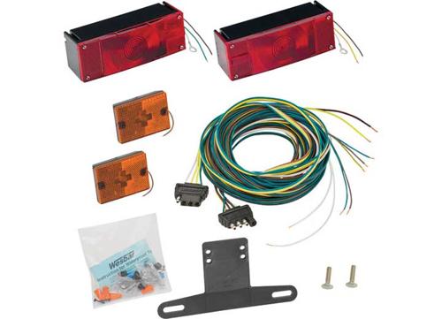 Draw-Tite Waterproof Trailer Light Kit(Incl Tail & Side Lamps/Lic ...