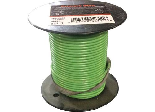 East Penn Manufacturing Wire Spool Primary 18 Gauge; Green 100 Ft #EPM ...