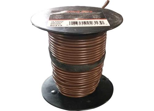 East Penn Manufacturing Wire Spool Primary 18 Gauge; Brown 100 Ft #EPM ...