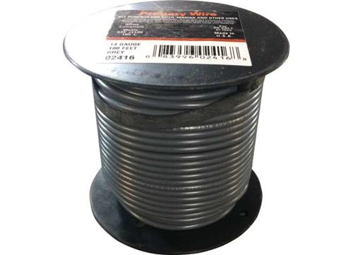 East Penn Manufacturing Wire Spool Primary 14 Gauge; Grey 100Ft #EPM ...