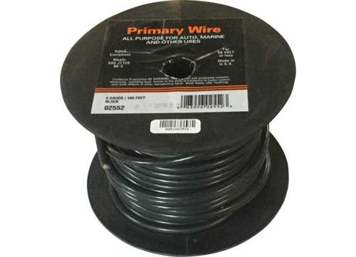 East Penn Manufacturing Wire Spool Primary 8 Gauge; Black 100 Ft #EPM ...