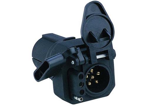 Hopkins Manufacturing 7 To 6 & 4 Multi Tow Adapter (Center Pin Elec ...