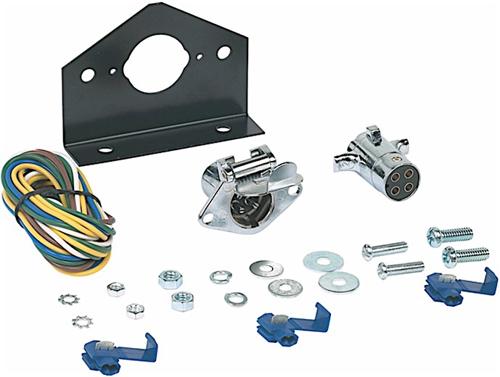 Hopkins Manufacturing 4 Pole Round Connector Kit #HOP-48285 - Rv Parts ...