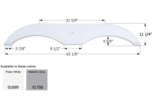 Icon Technologies Limited Rv Fender Skirt Tandem Starcraft Fs1699 ...
