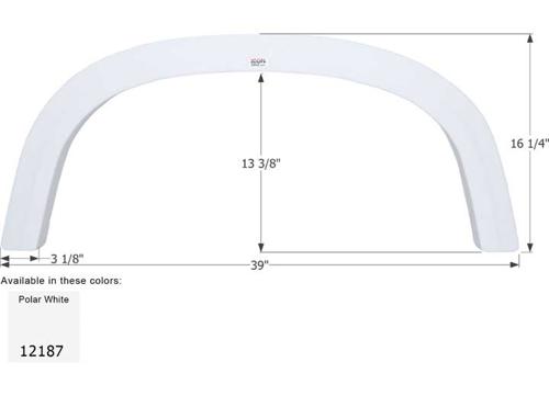 Icon Technologies Limited Rv Fender Skirt Single Four Winds Fs2187 ...